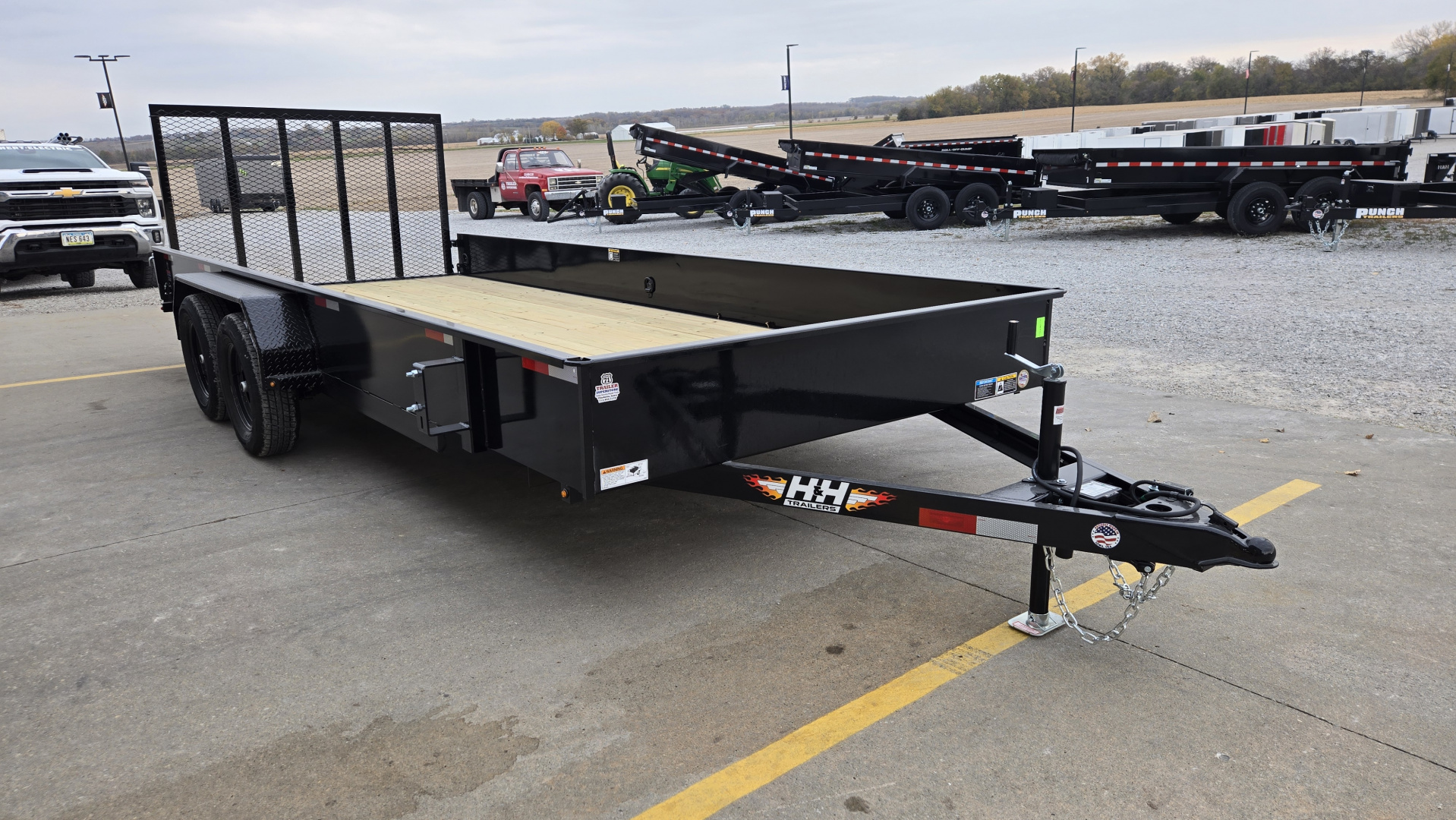 New H&H Trailers 82X18 Tandem Solid Side Utility (7K) for sale in ...