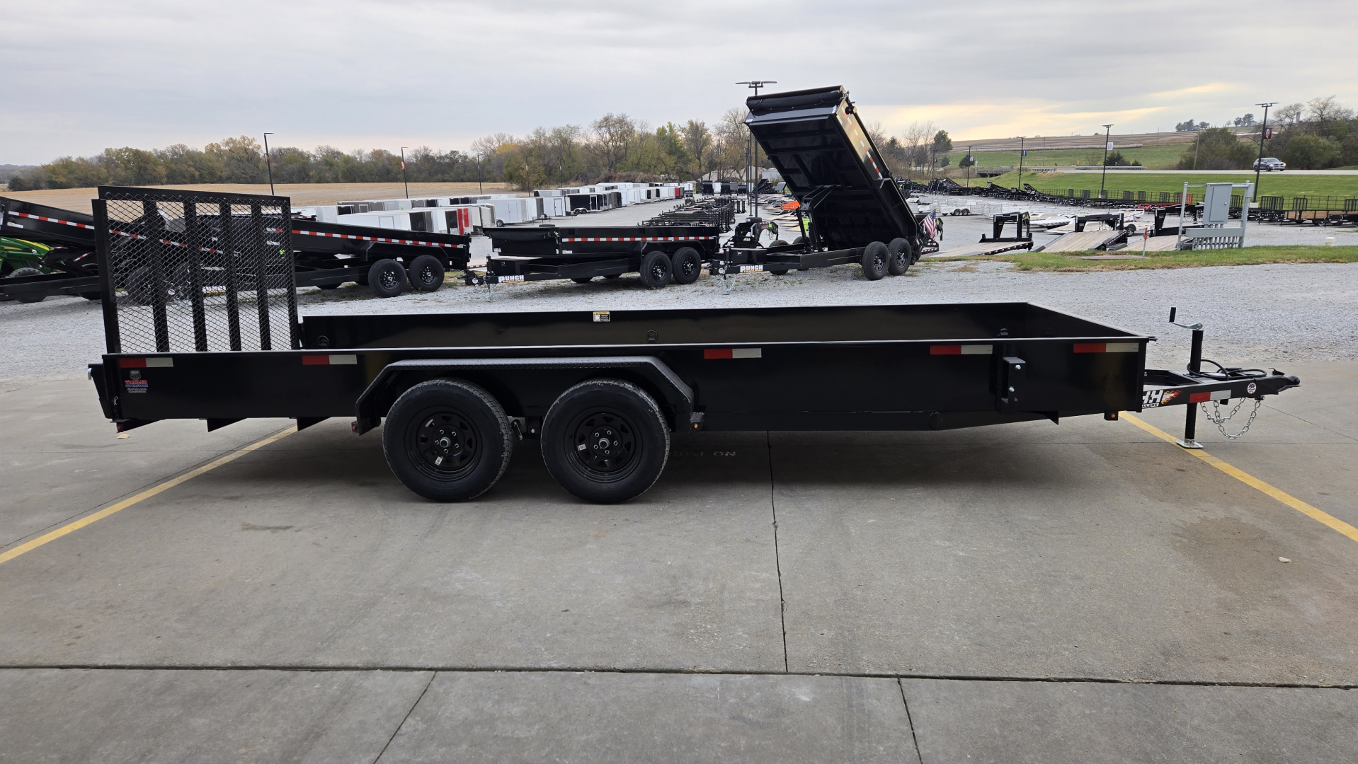 New H&H Trailers 82X18 Tandem Solid Side Utility (7K) for sale in ...