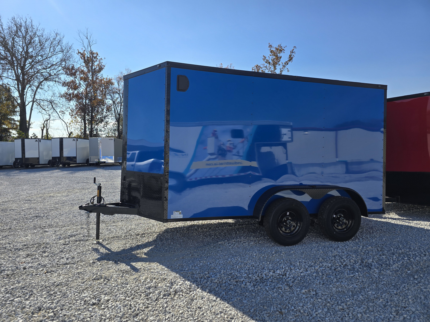 New 2026 Steel Pines Cargo 6x12 TA, 6'6" interior height, 35k axles ...