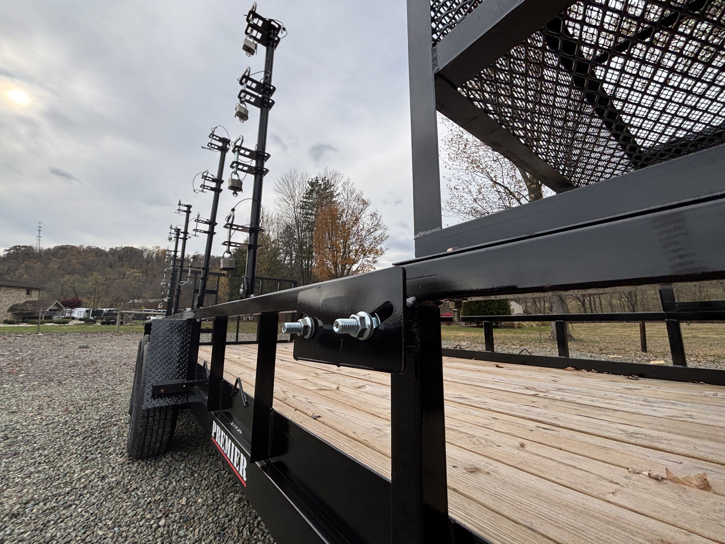 New 2025 Premier Trailers 82"X18' Tandem Axle Utility Trailer W ...