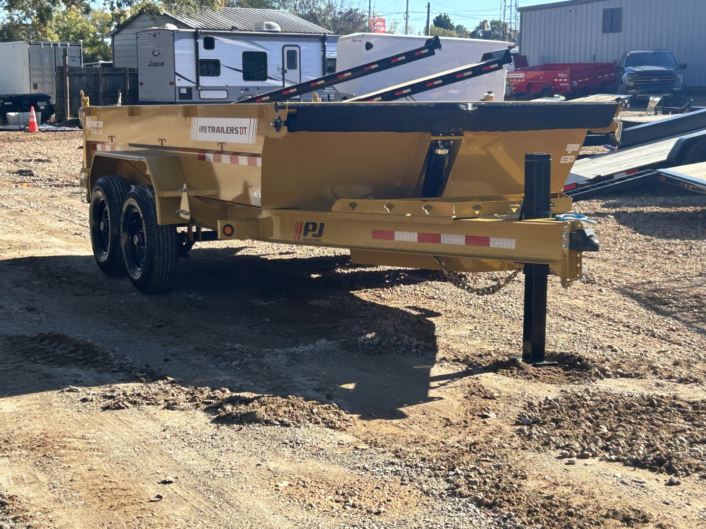New 2026 PJ Trailers 7x14 15.4k DT Dump Trailer for sale in Greenville, SC