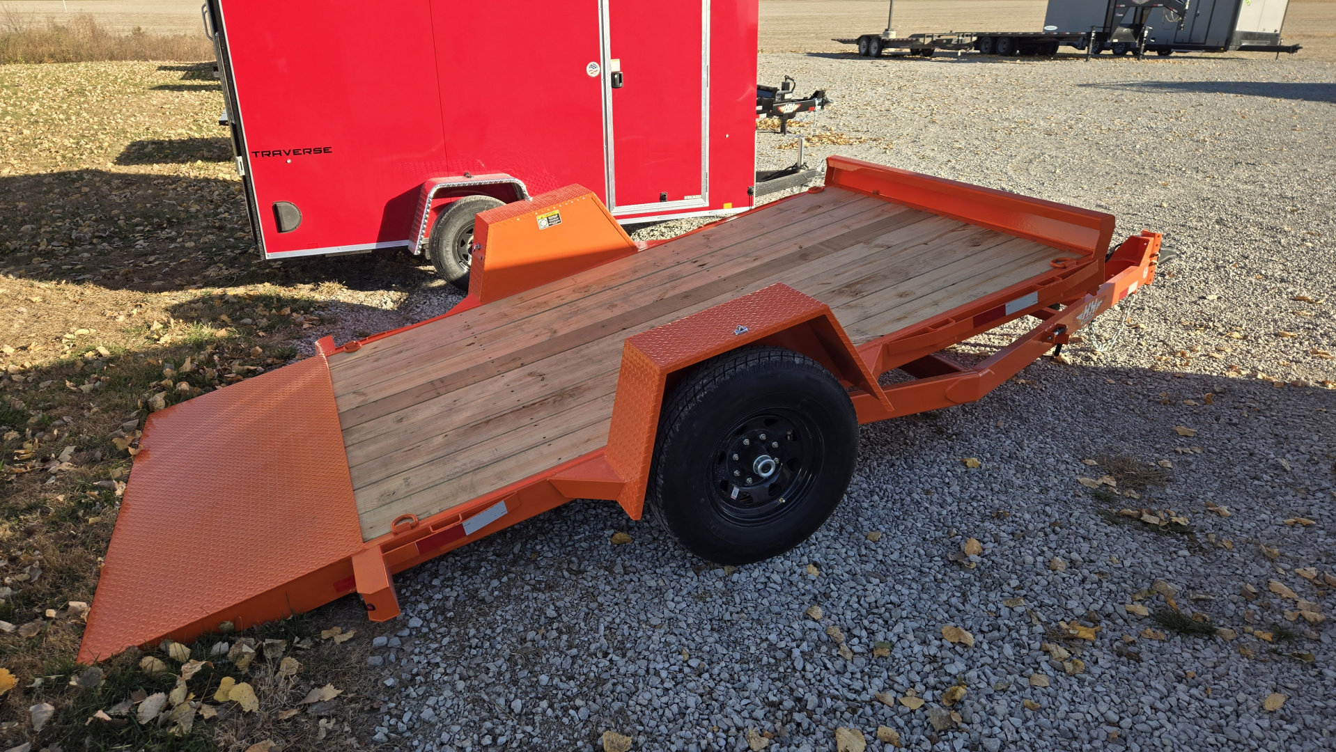 New H&H 78X12 Gravity Tilt Single Axle (7.8K) Tilt Trailer for sale in ...
