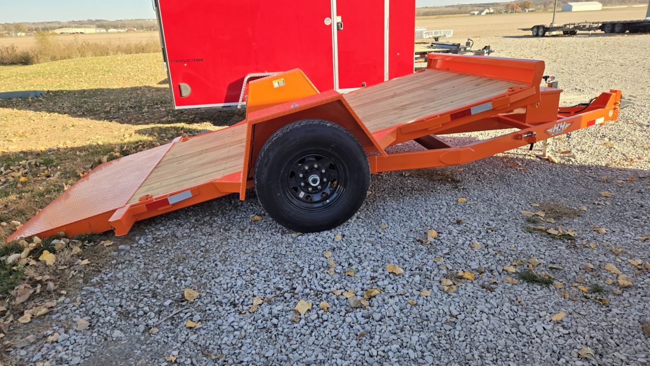 New H&H 78X12 Gravity Tilt Single Axle (7.8K) Tilt Trailer for sale in ...