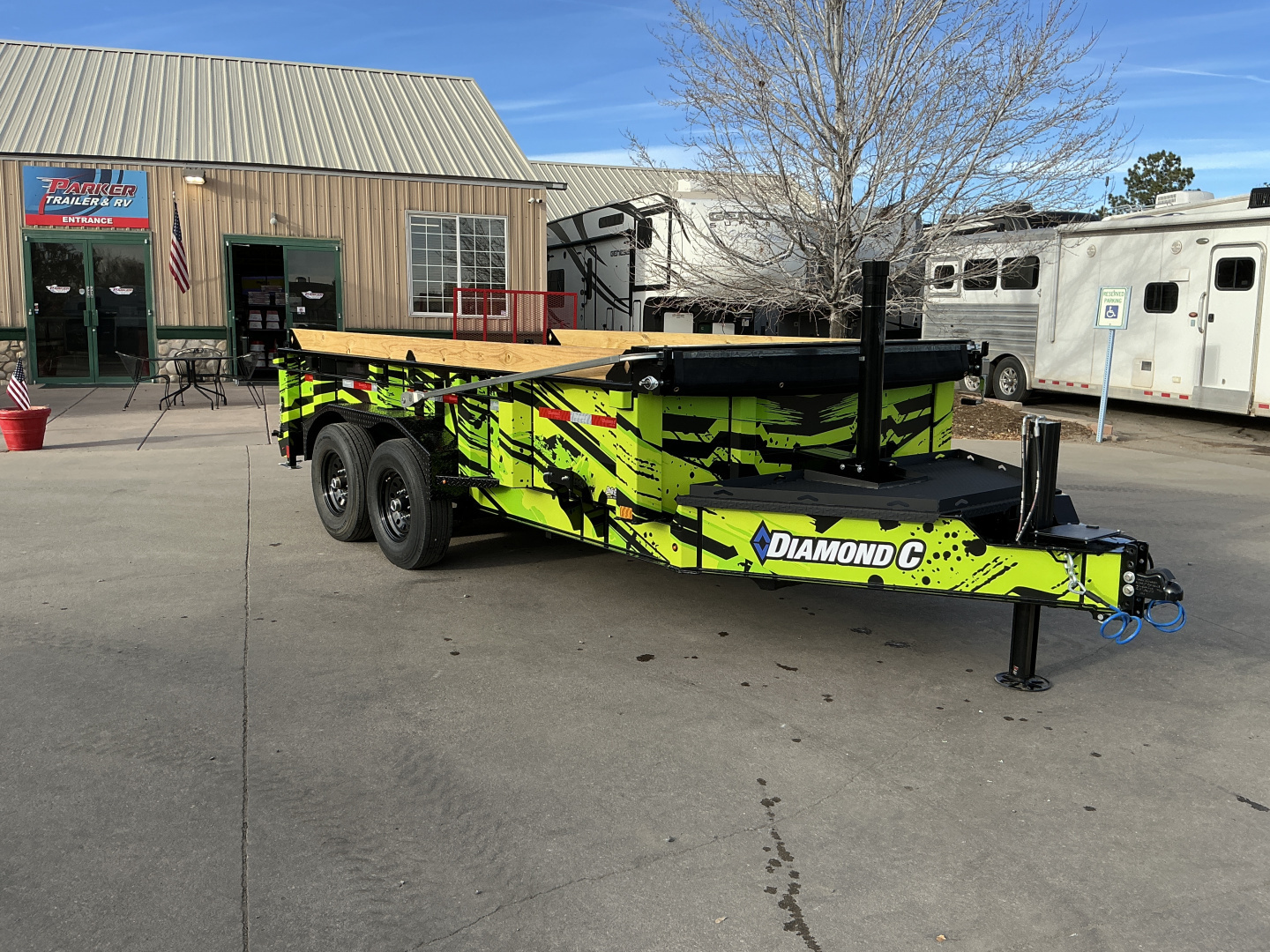 New 2026 Diamond C Trailers LPT207 14X82 Dump Trailer
