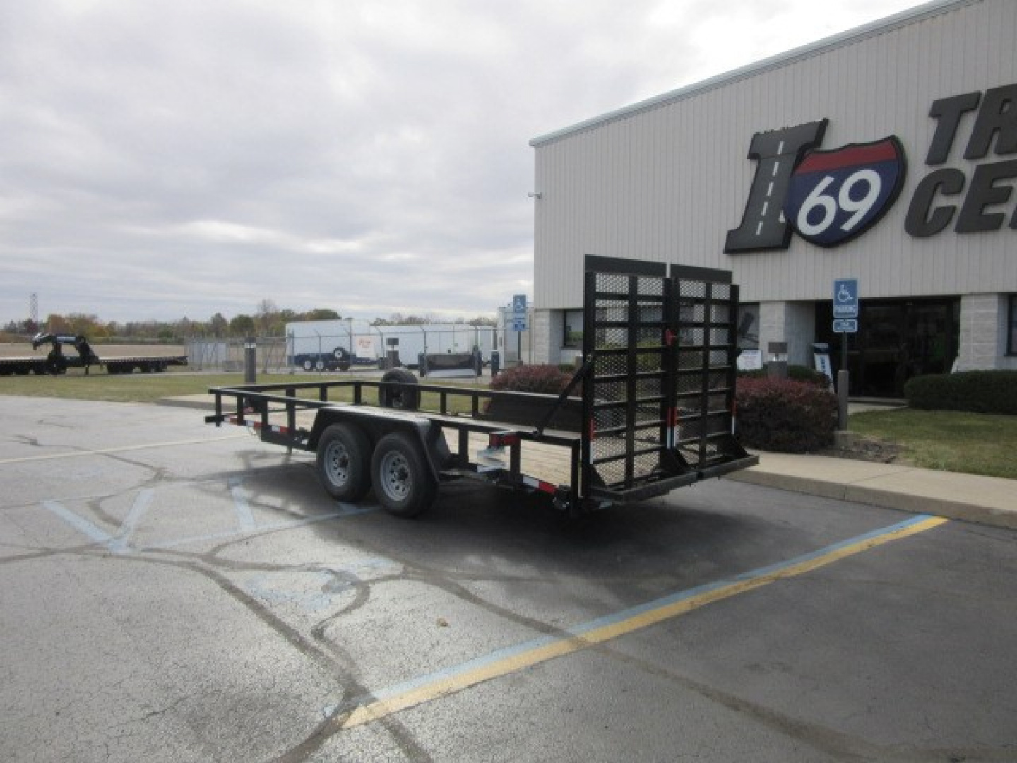 Used 2025 Trailer Sales of Michigan 7 x 18 (16+2) Utility Trailer 10K ...