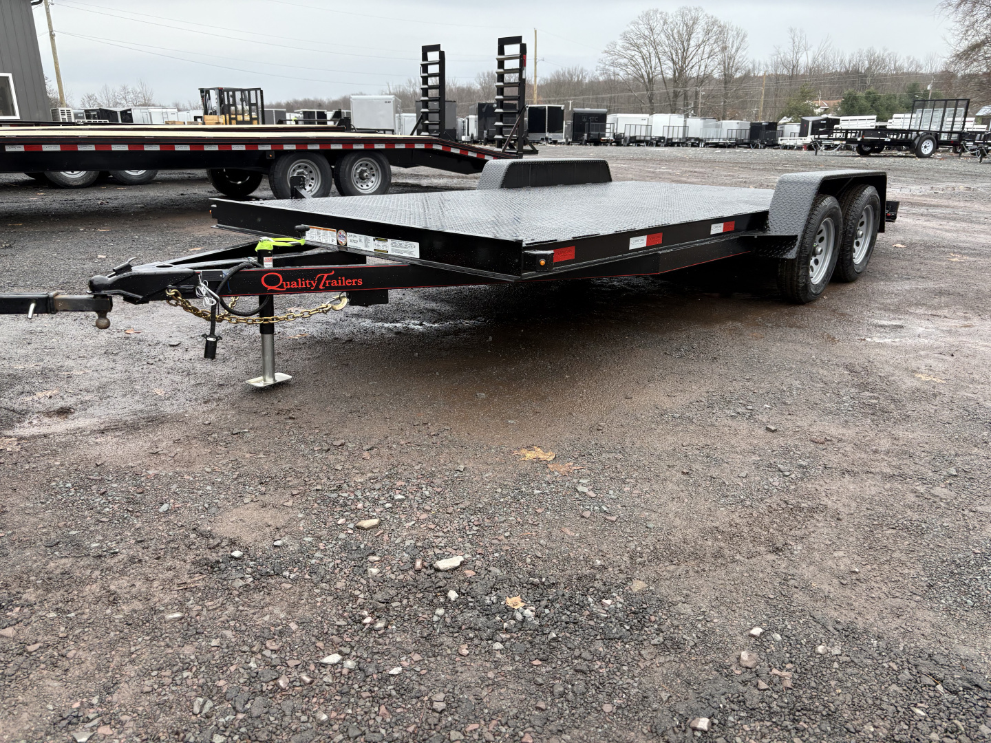 New 2026 QUALITY TRAILERS 82" x 18' (14' + 4' Dove Tail) General Duty ...
