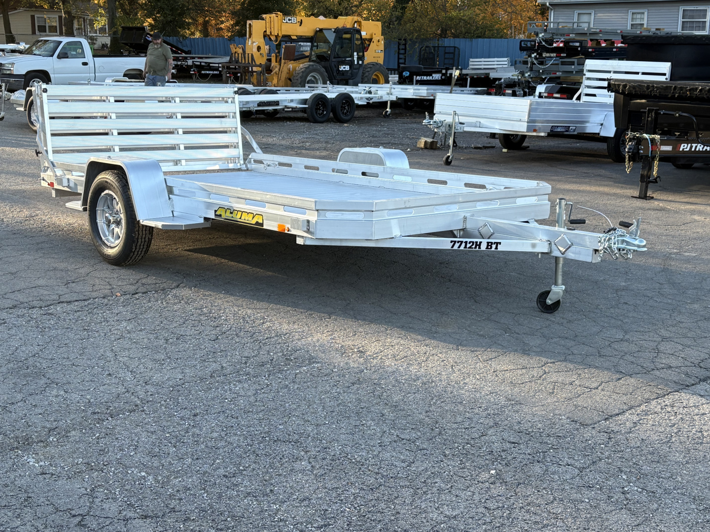 New 2026 Aluma 7712H-S-BT 77" x 12' Aluminum Utility Trailer for sale ...