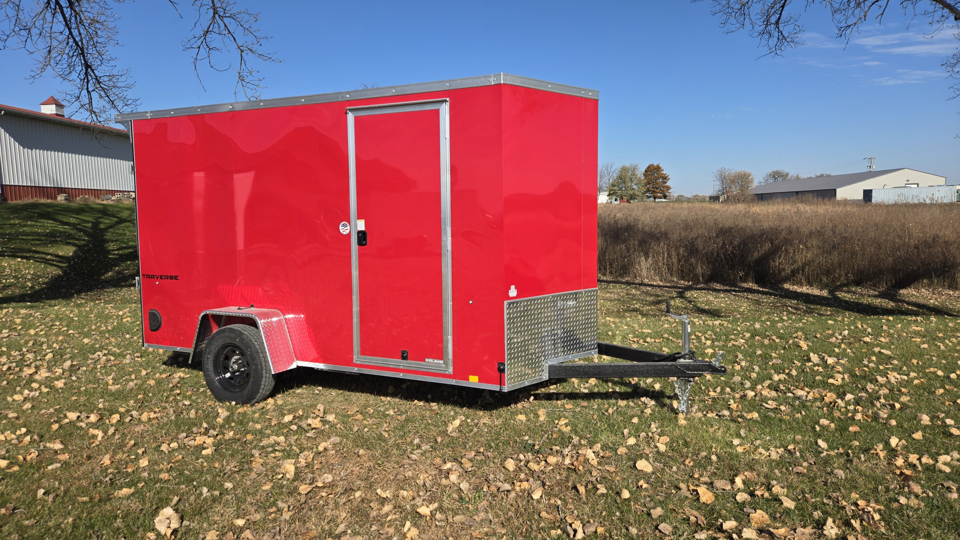 New Formula 72X12 Flat Top V-nose Enclosed (3K) +6" Translucent roof ...