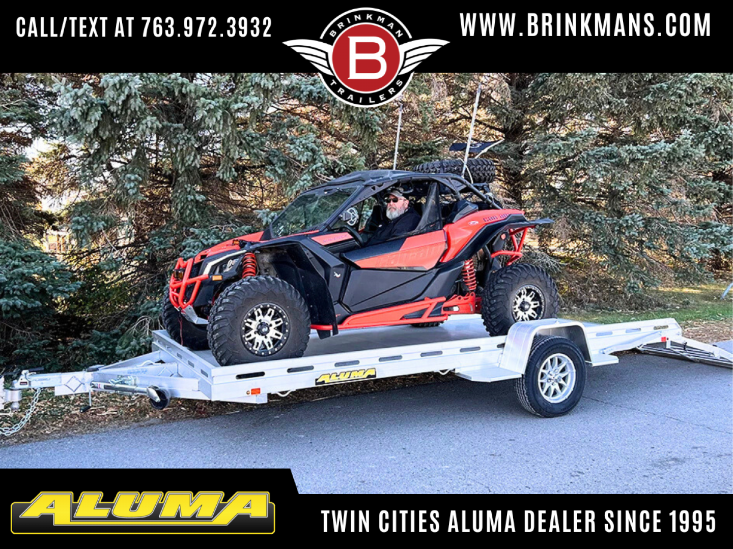 New 2026 Aluma 80X12 Trailer - BI FOLD RAMP! for sale in Delano, MN