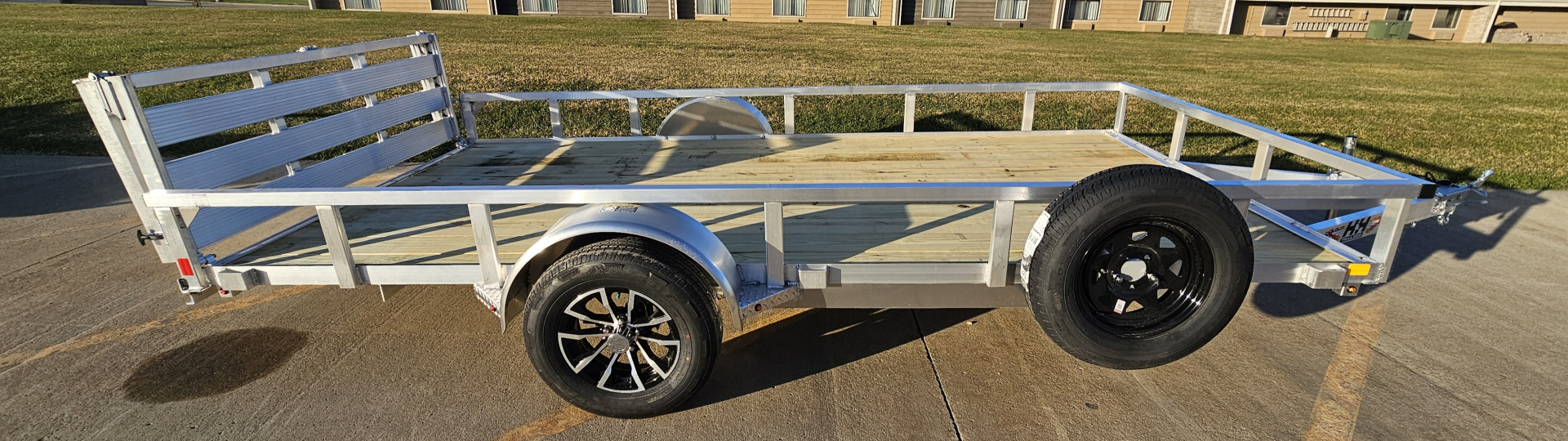 New 2026 H&H Trailers 82x14 Aluminum Rail Side Utility Trailer for sale ...