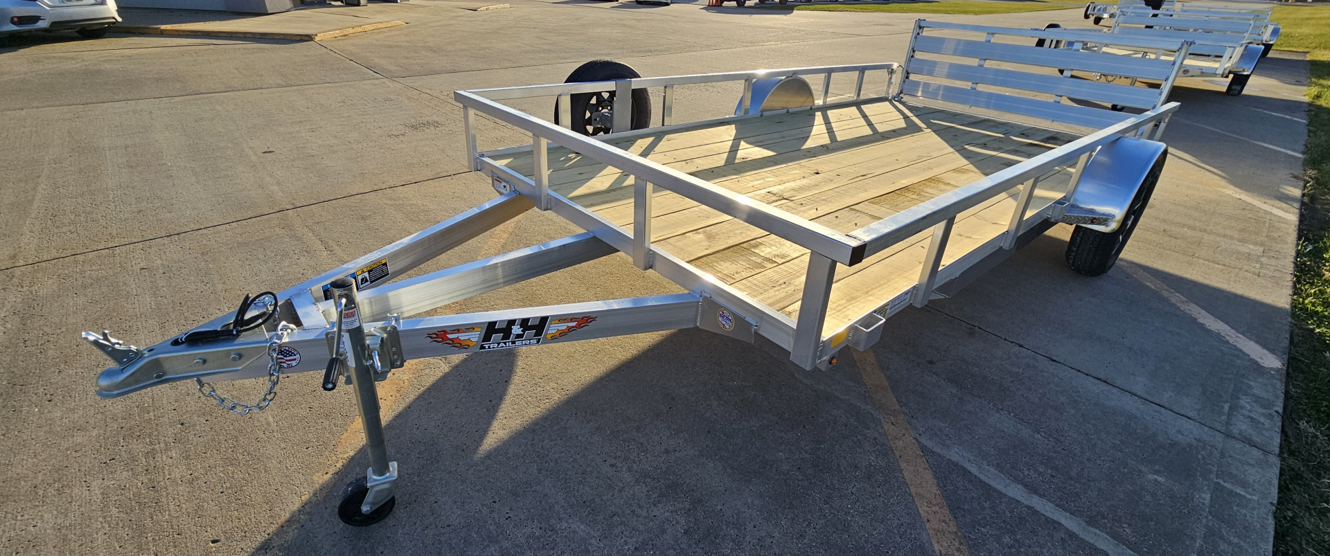 New 2026 H&H Trailers 82x14 Aluminum Rail Side Utility Trailer for sale ...