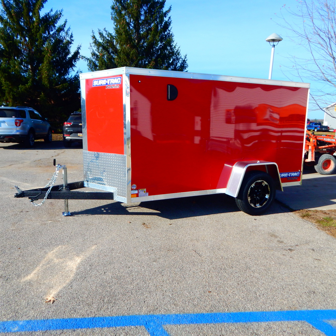 New 2026 Sure-Trac 5x10 3k Pro-Series Wedge Cargo / Enclosed Trailer ...