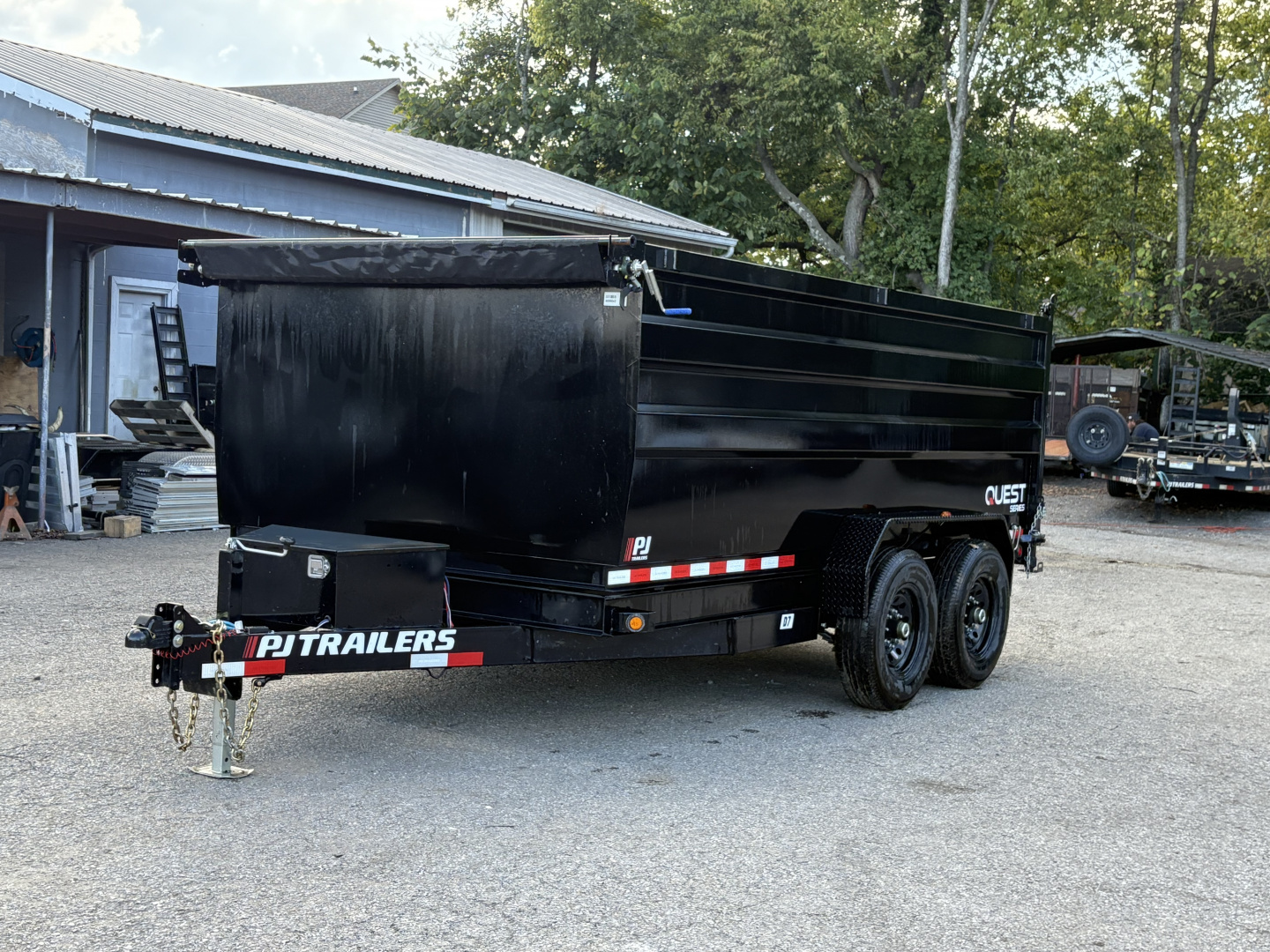 Used 2025 PJ Trailers 83" x 14' (D7) Quest Series 14K Dump - 4' Sides ...