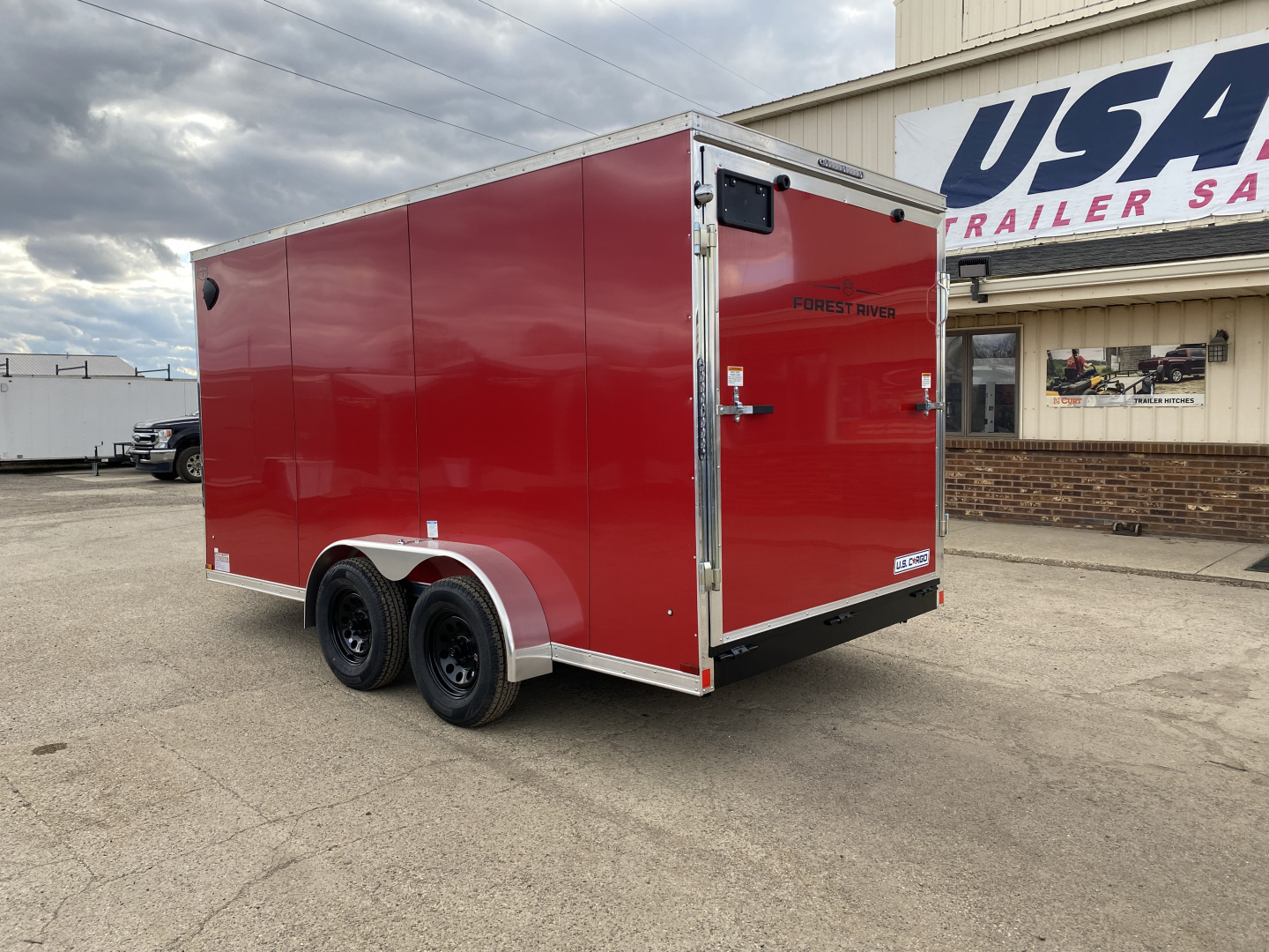 New 2026 US Cargo Scout 7x14 V-Nose w/Ramp Door & 78" Height Cargo ...