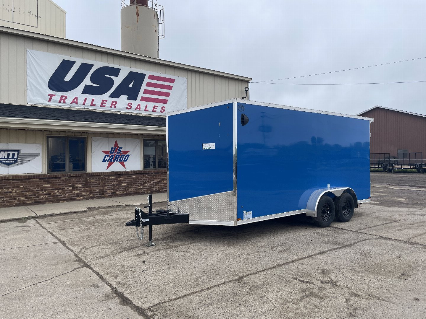 New 2026 US Cargo Scout 7x16 V-Nose Ramp Door +6 Cargo / Enclosed ...