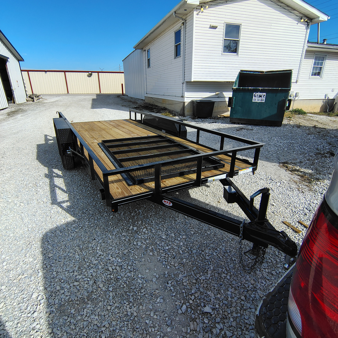 New 2026 MEB 77x16 TA straight deck with 48 " gate, 35k axles Utility ...