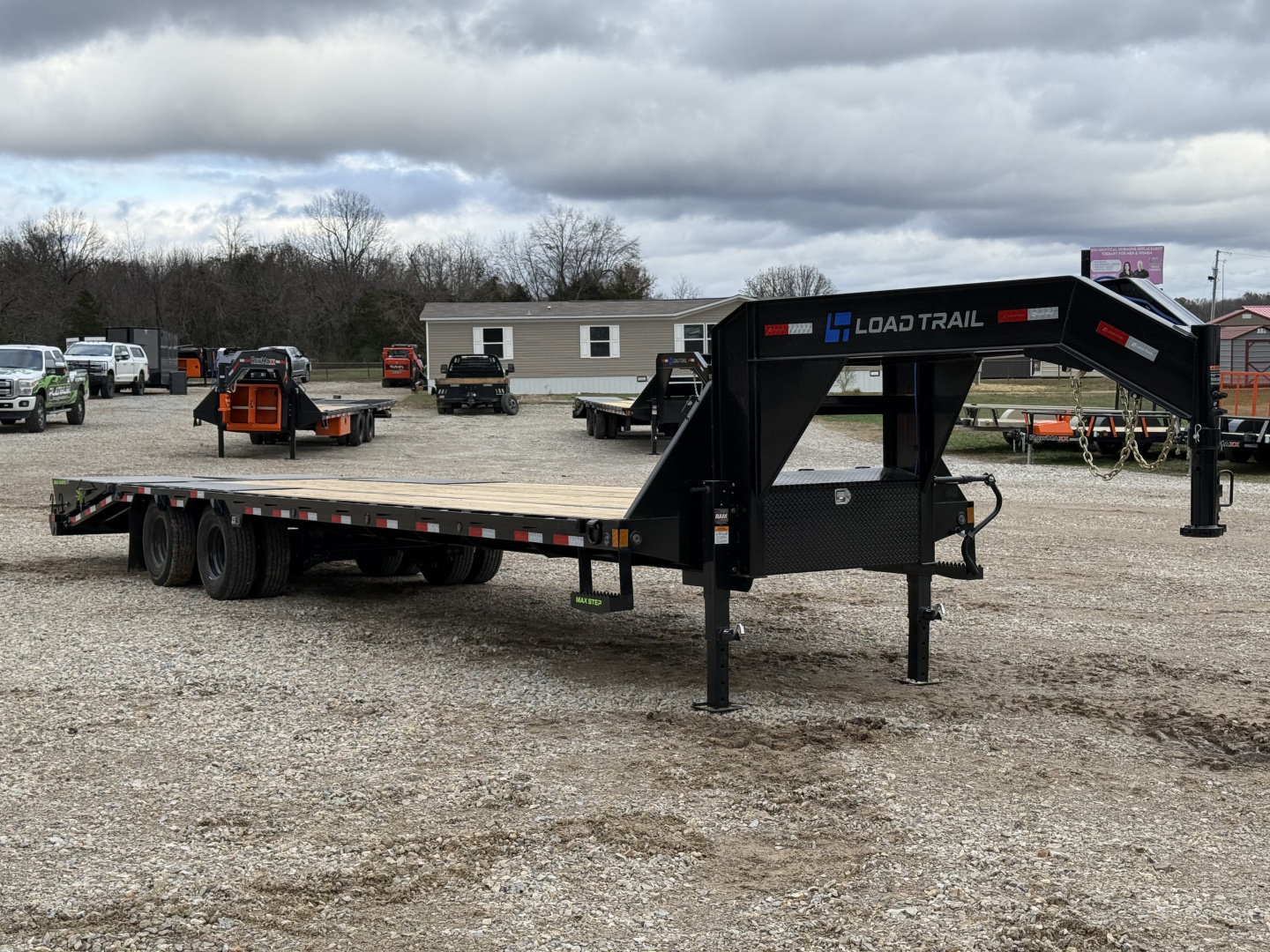 New 2026 Load Trail GP 102X32 W/MAX RAMPS 14PLY 25.9K Flatbed Trailer ...