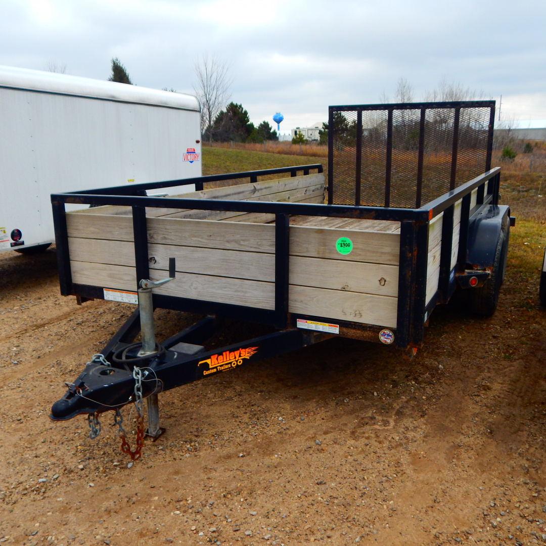 Used 2016 Sure-Trac 7x14 7k 3 Board Utility Trailer