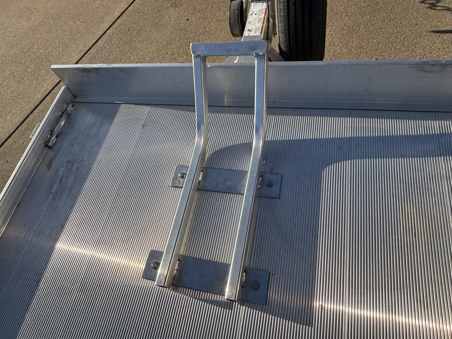 Used USED 2025 Aluma Trailers 548 S-BT Aluminum Utility Trailer W / Bi ...