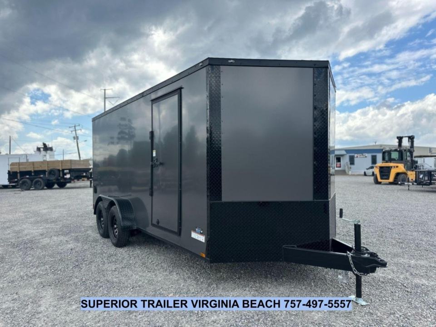 New 2026 Anvil 7X16 7K w/ Black Out & Ramp Cargo / Enclosed Trailer for ...