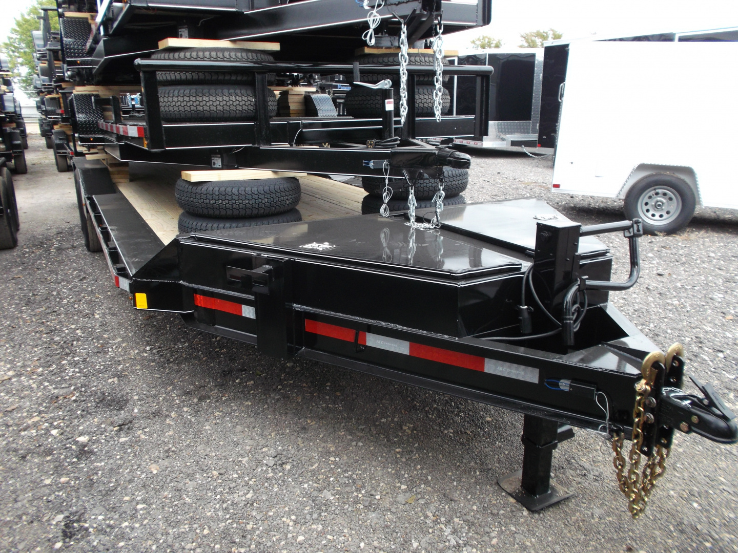 New 2026 J&C Trailers 102x24 12K Car Hauler / Equipment Hauler / 6K ...