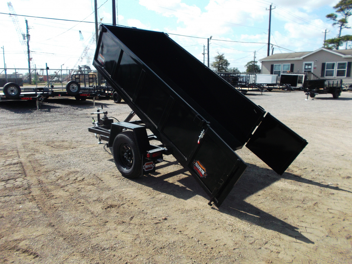 New 2026 Prospector 4x8 CW 3.5K Dump Trailer / 24" Sides for sale in ...