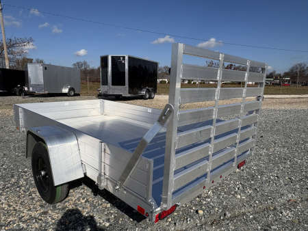 New 2026 Aluma 6310 w/ 12" Solid Sides and Gate Utility Trailer for ...