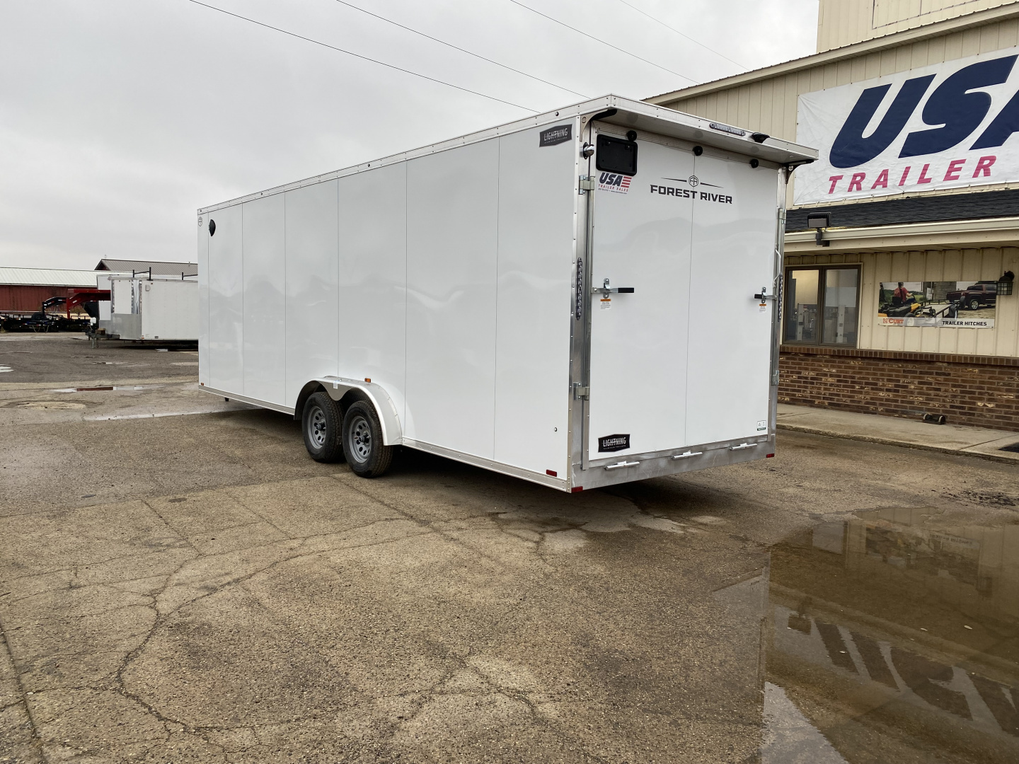 New 2026 Lightning Trailers 7.5X29 Aluminum 4-Place w/7ft Height ...