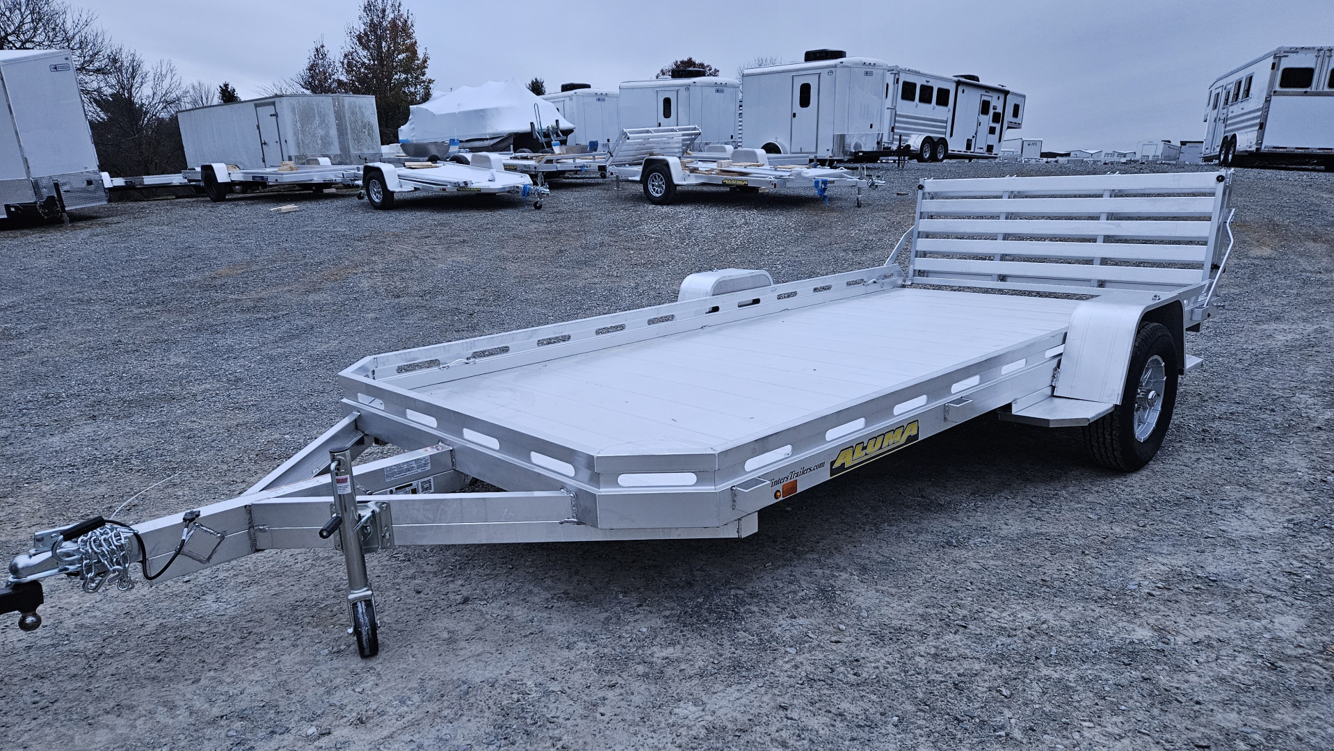 New 2026 Aluma 78X14S-BT Utility Trailer for sale in East Prospect, PA