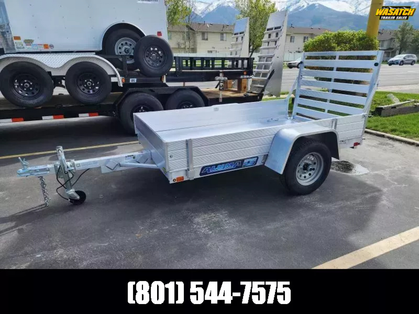 New 2026 Aluma 548 (4.5'x8') Solid Side - Aluminum - Utility Trailer ...