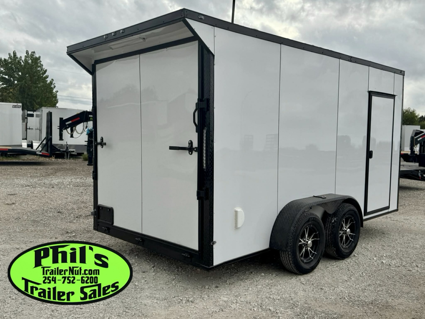 New 7X14 ENCLOSED TRAILER Cargo / Enclosed Trailer UPGRADED .080 ...