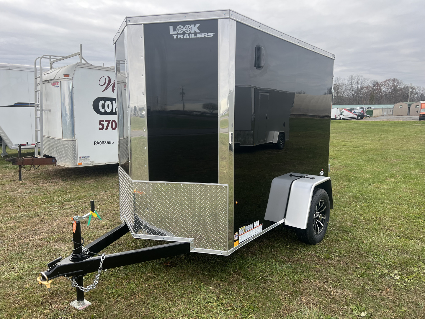 New 2026 Look Trailers 5X8 3K Ramp Door w/Side Door Cargo / Enclosed ...