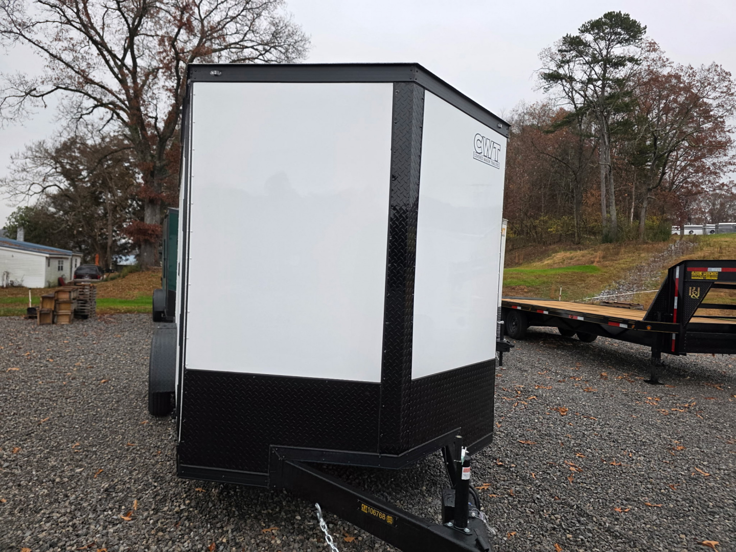 New 2026 Covered Wagon Trailers 7X16 TA2 POLY 7' REAR SPOILER Cargo ...