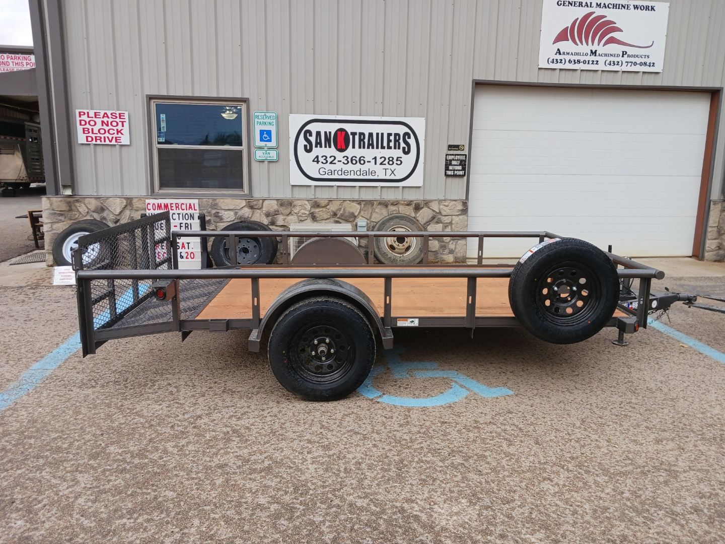 New 2026 Texas Bragg Trailers 77"X18' Porta Potty Trash Trailer Utility ...
