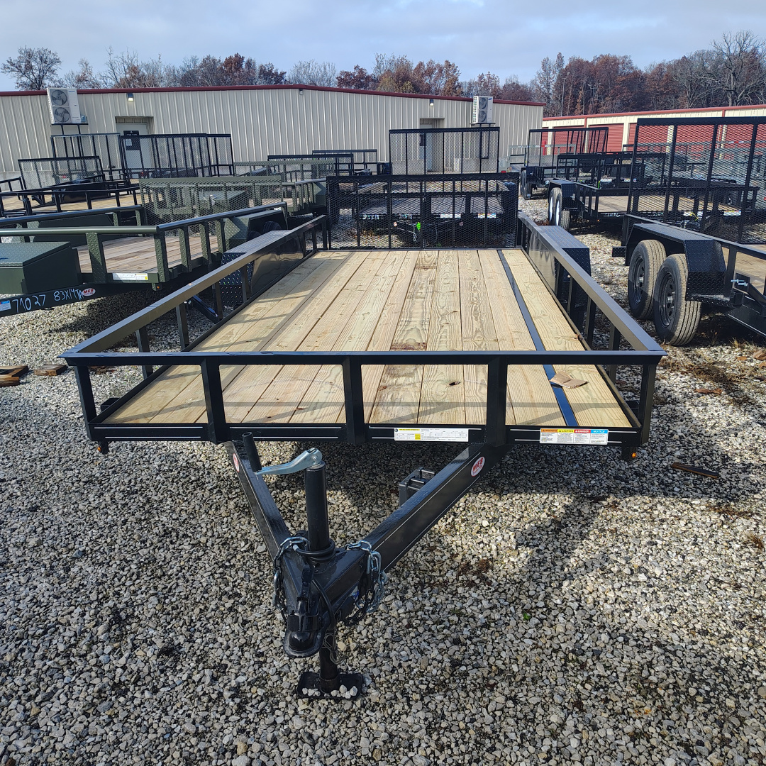 New 2026 WD Trailers 77x14 TA Straight deck Utility Trailer with 48 ...