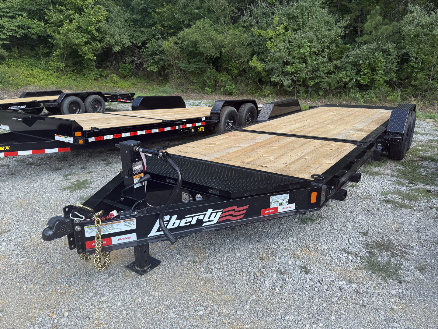 New 2026 Liberty LT Tilt Trailer 22’ FORK HOLDERS & TOOL BOX for sale ...