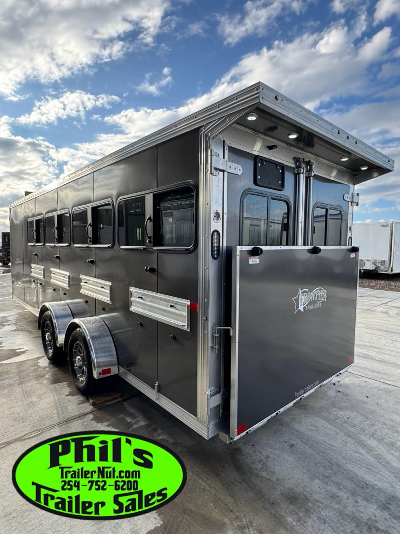 New 2026 Frontier Trailers 8 PEN LOW PRO LIVE STOCK TRAILER WITH AC PiG ...