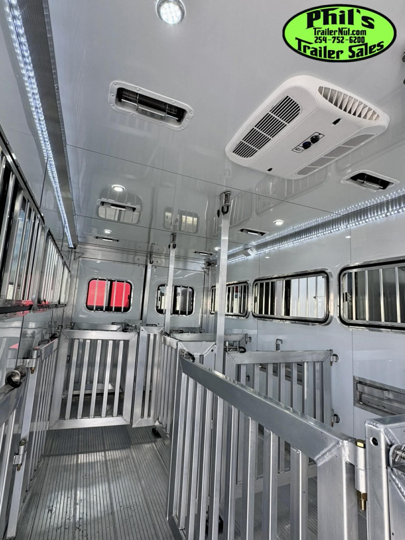 New 2026 Frontier Trailers 8 PEN LOW PRO LIVE STOCK TRAILER WITH AC PiG ...