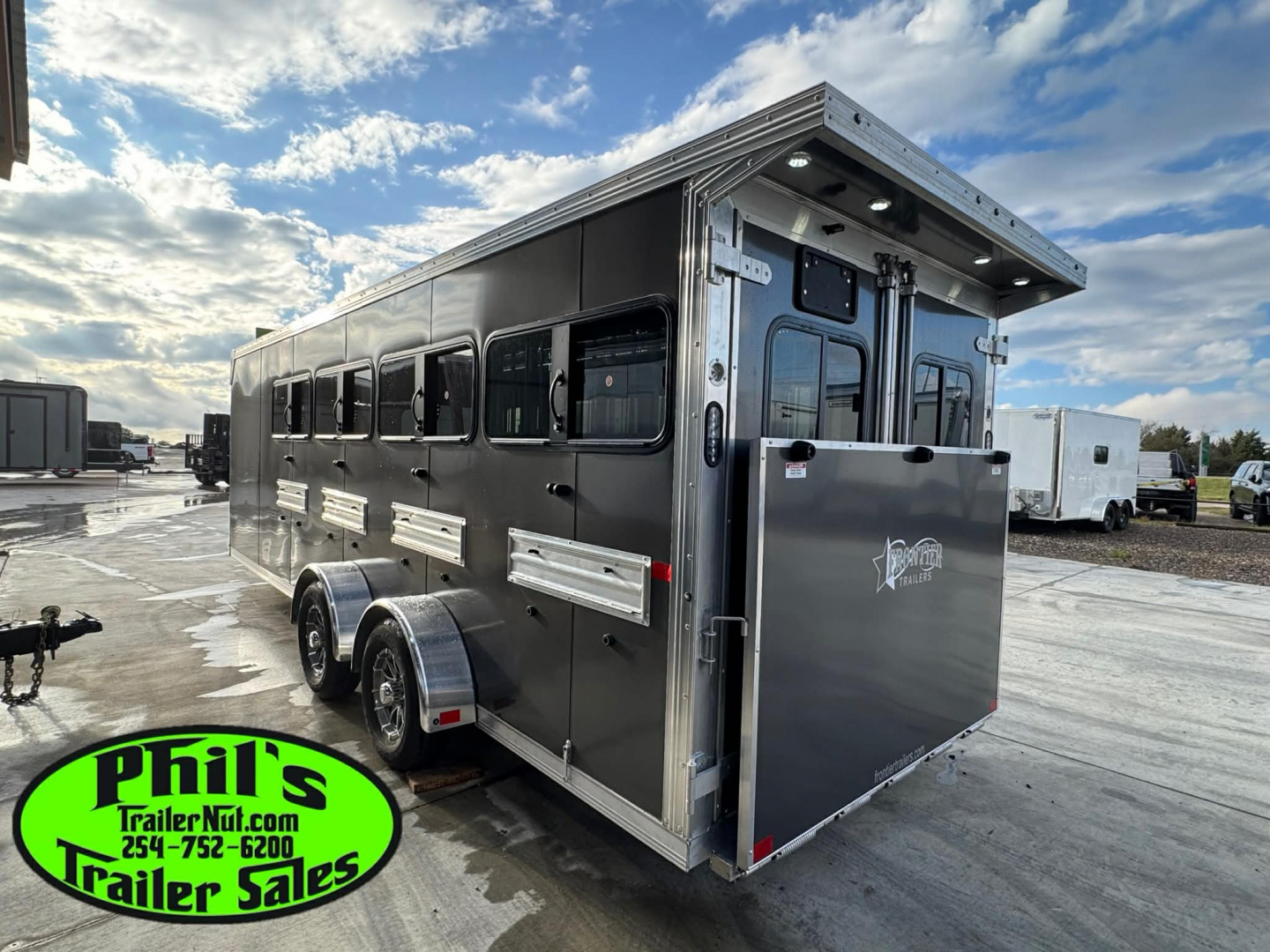 New 2026 Frontier Trailers 8 PEN LOW PRO LIVE STOCK TRAILER WITH AC PiG ...