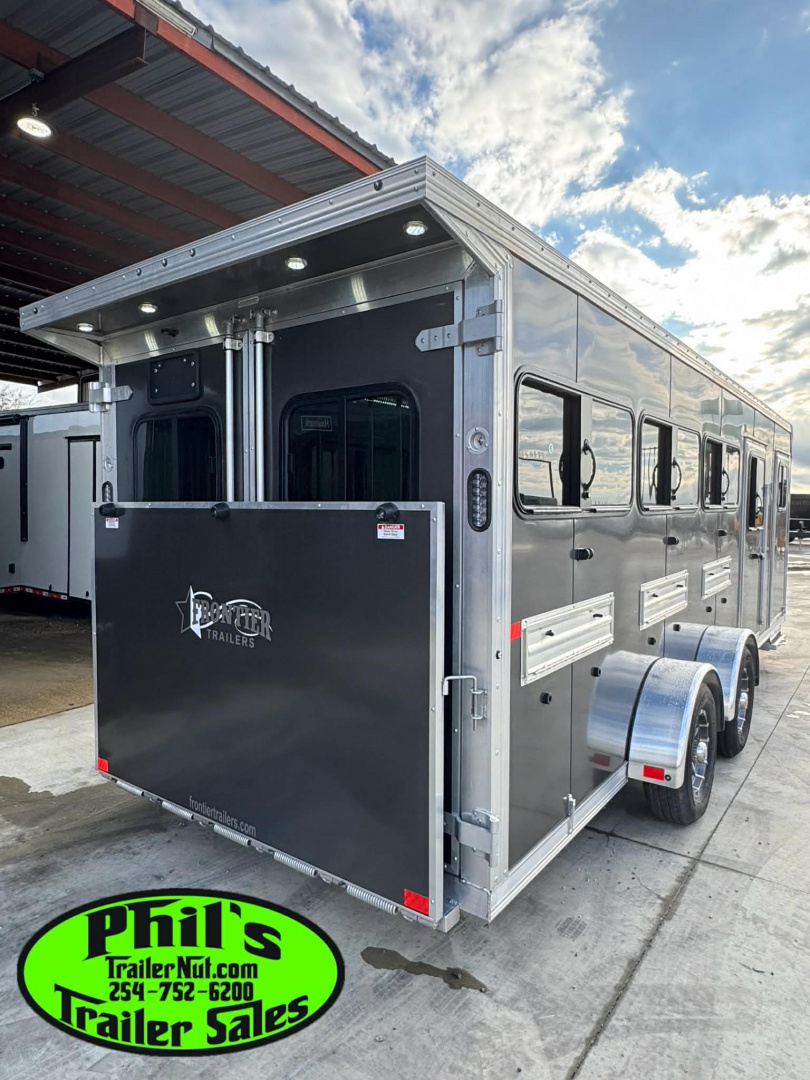 New 2026 Frontier Trailers 8 PEN LOW PRO LIVE STOCK TRAILER WITH AC PiG ...