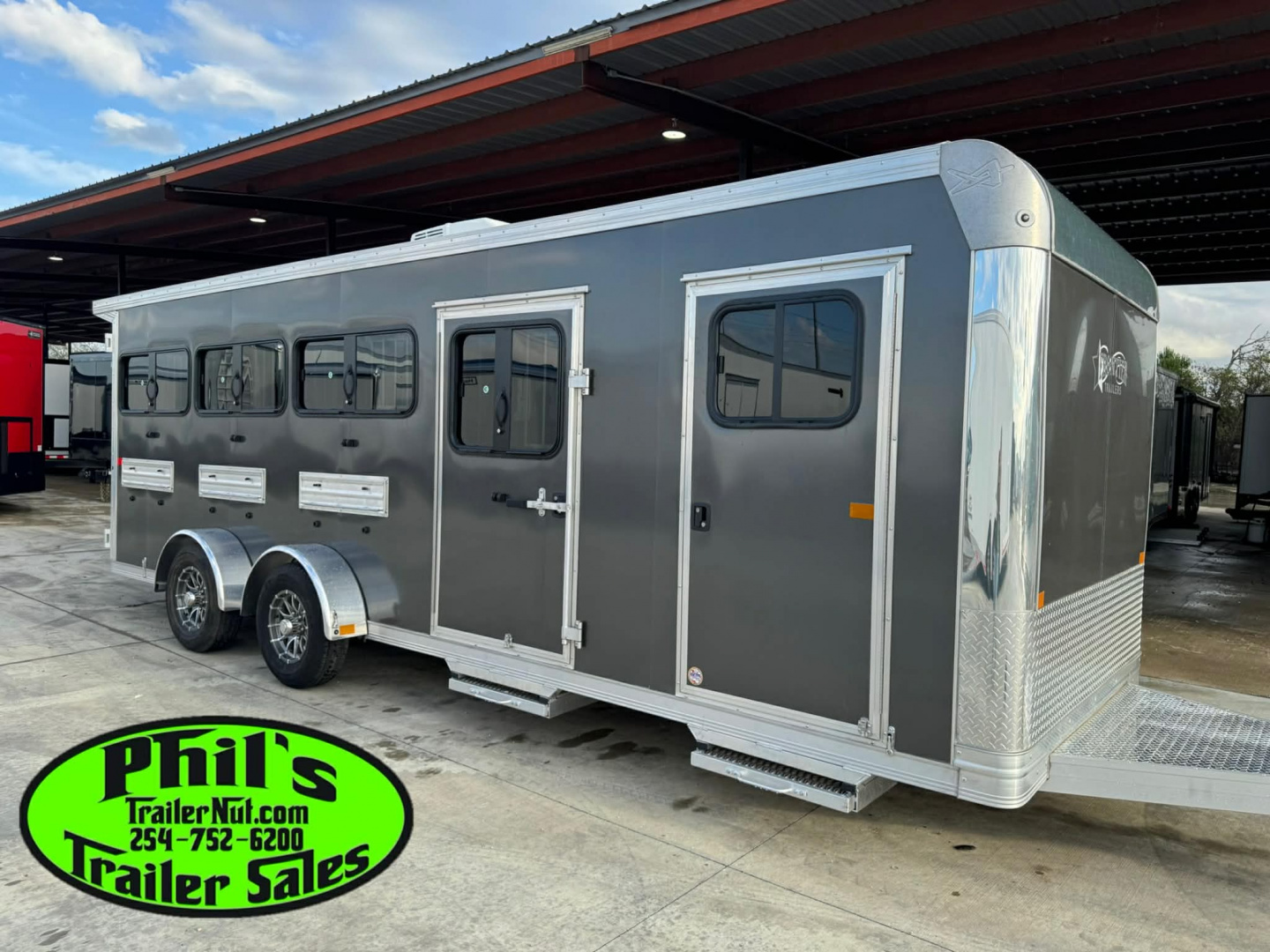 New 2026 Frontier Trailers 8 PEN LOW PRO LIVE STOCK TRAILER WITH AC PiG ...