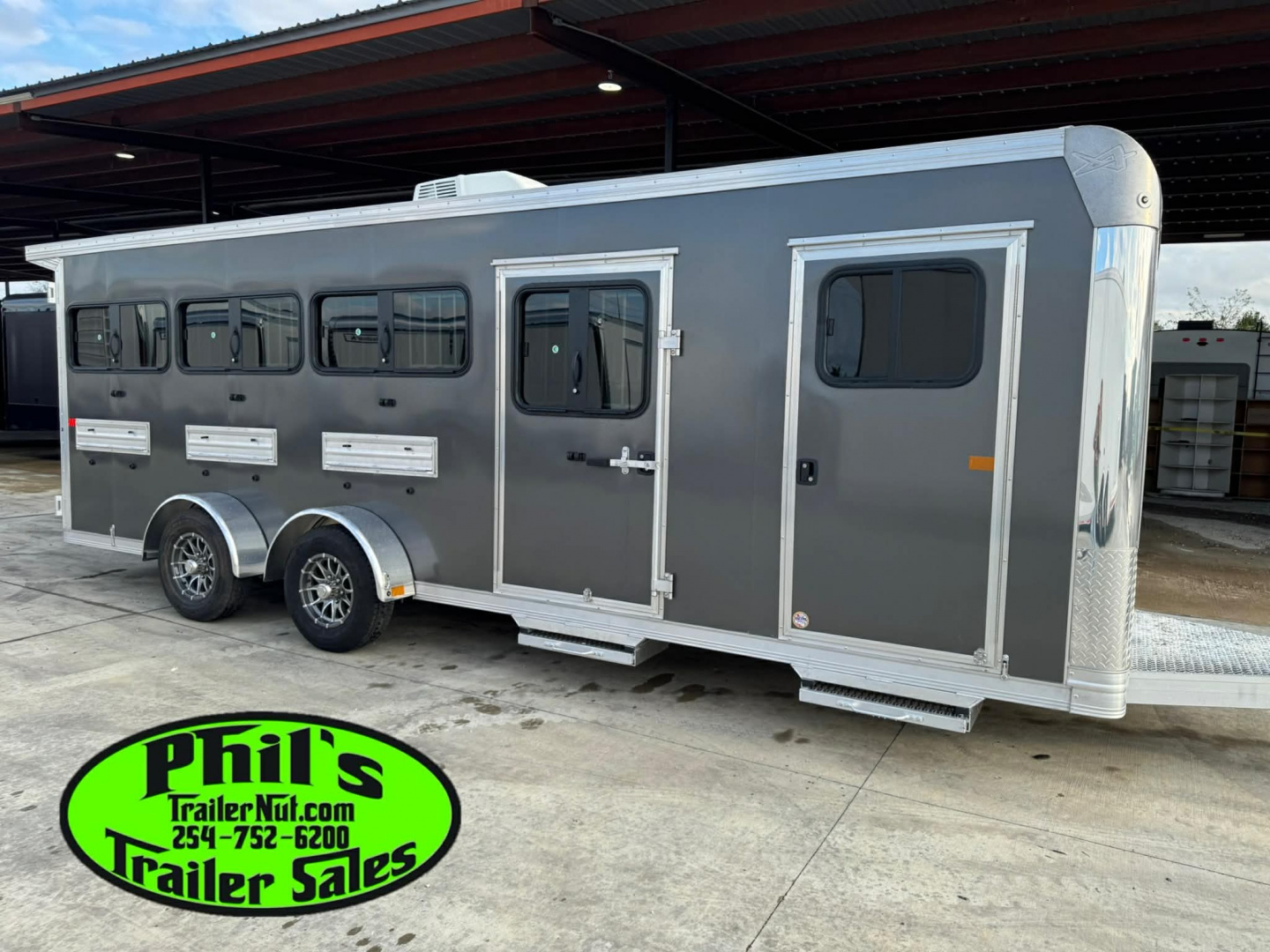 New 2026 Frontier Trailers 8 PEN LOW PRO LIVE STOCK TRAILER WITH AC PiG ...