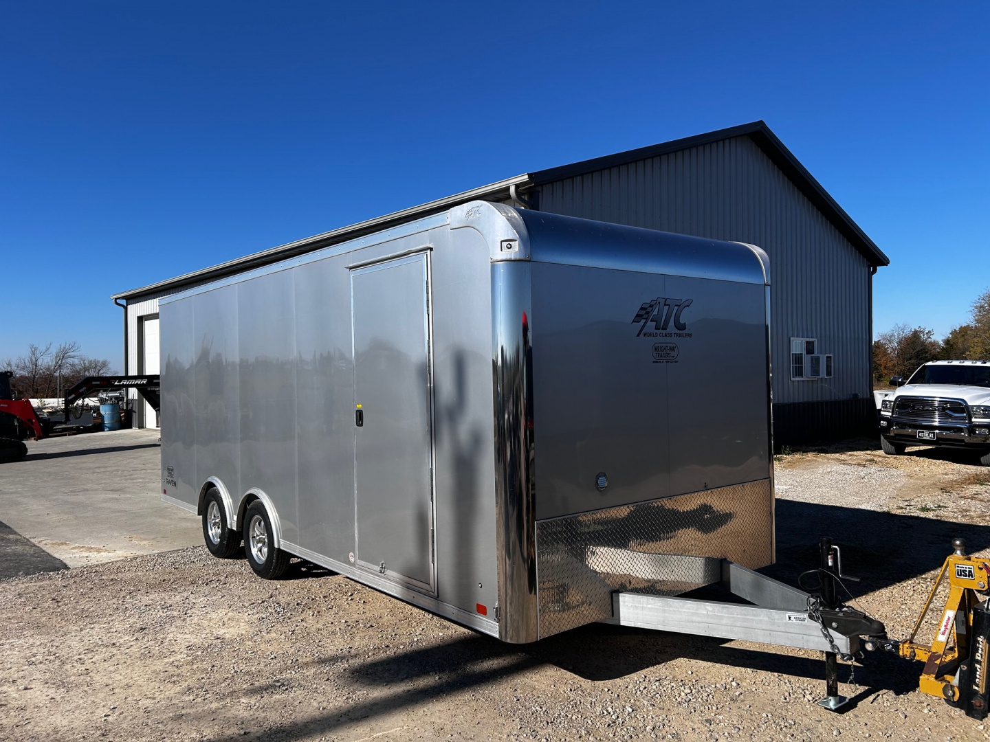 Used 2019 ATC Raven 8.5X20' Aluminum /car hauler/spread axle Cargo ...