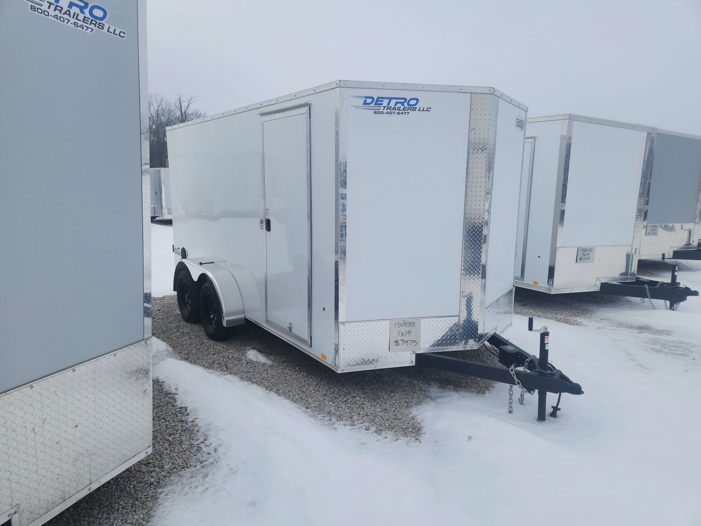 New 2025 Cargo Express 7 x 14 7K Double Rear Door Cargo / Enclosed ...