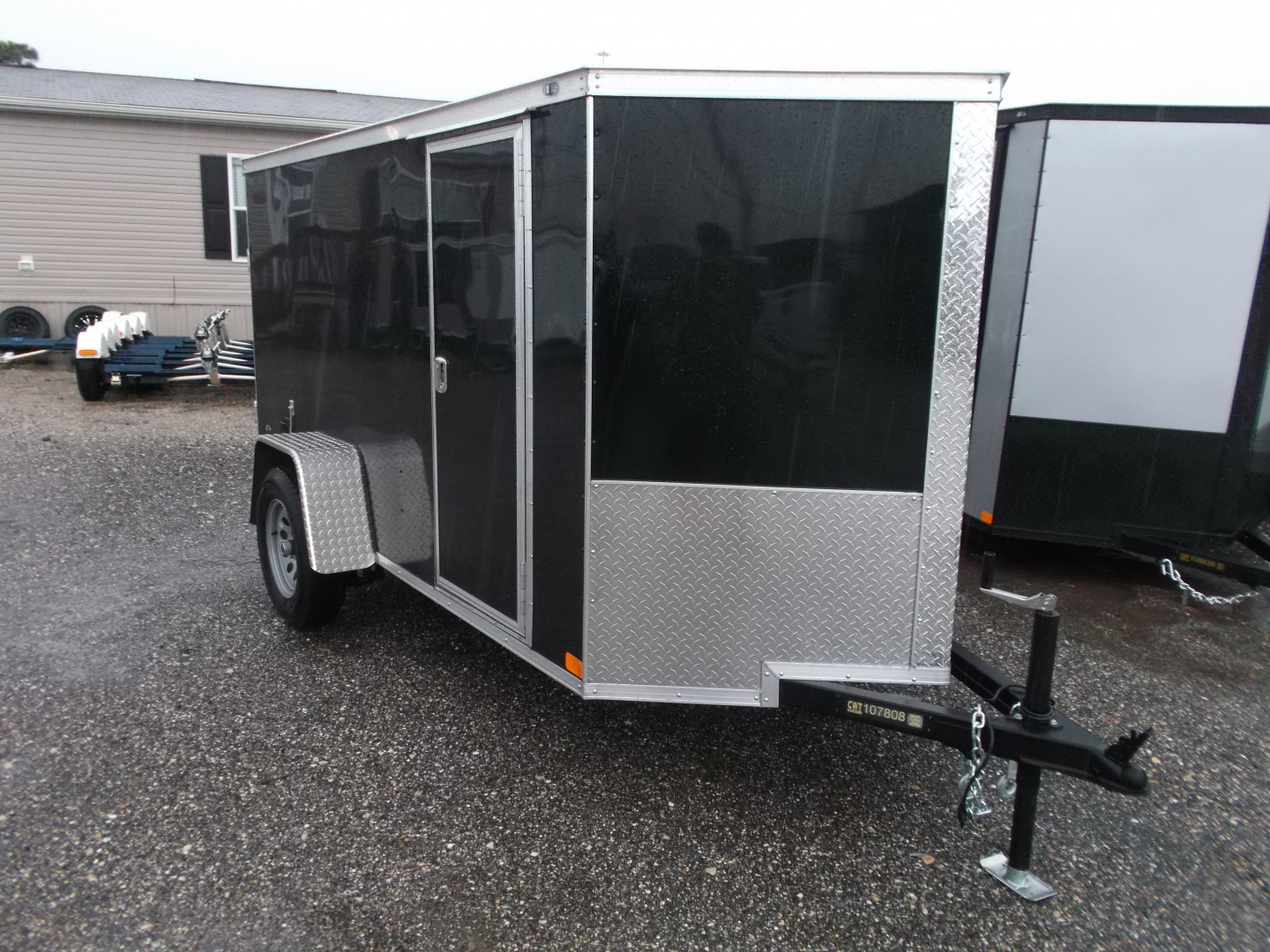 Used USED 2026 Covered Wagon Trailers 5x10 Single Axle Cargo Trailer ...