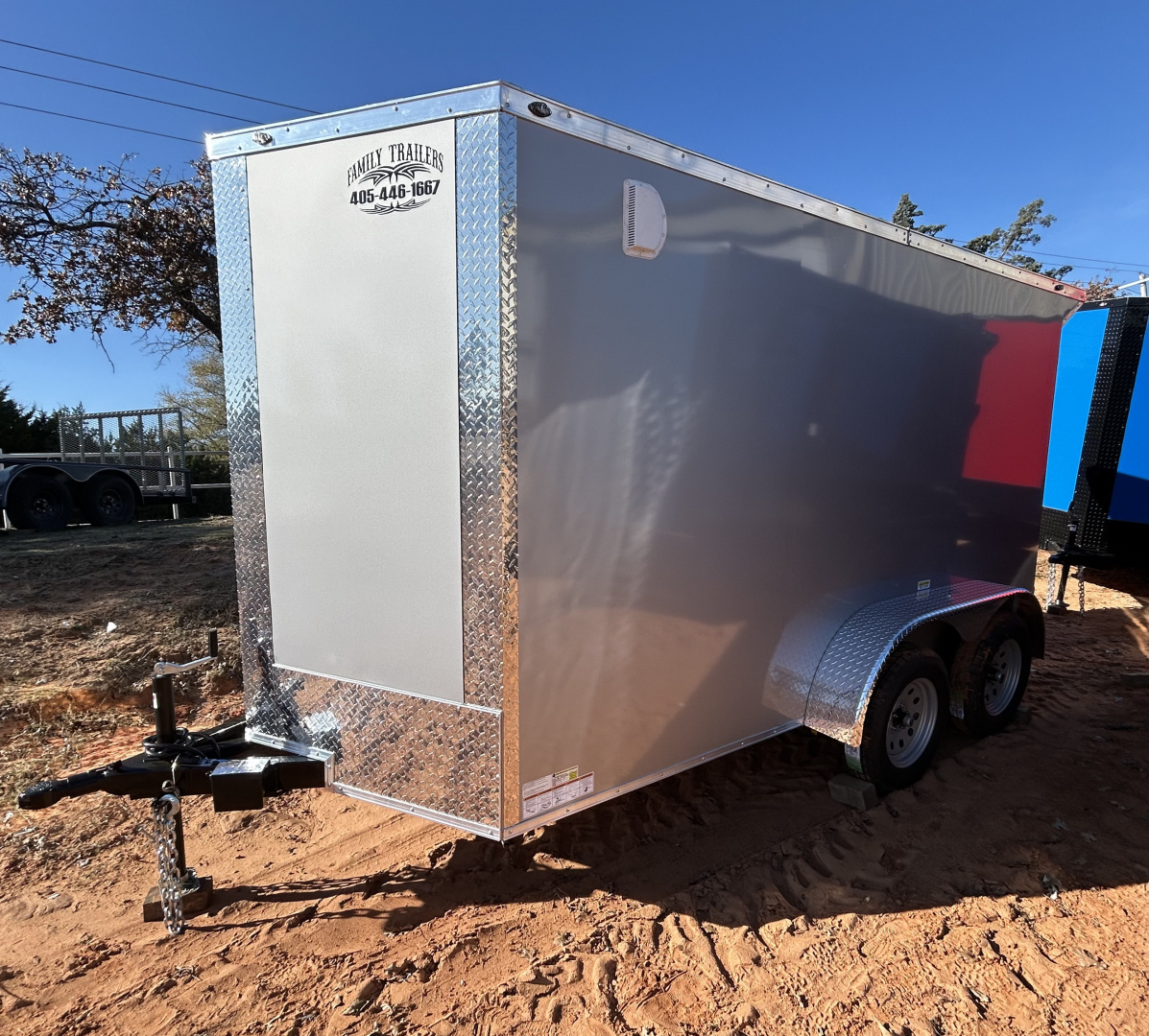 New 2026 Family Trailer 6x12 Tandem Axles Cargo / Enclosed Trailer ...
