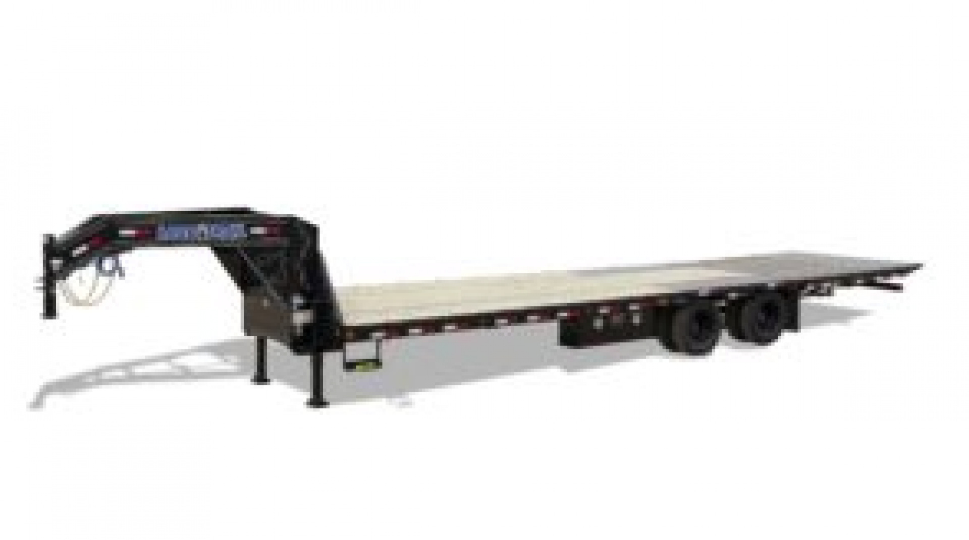 Used 102" X 36' TANDEM LOW-PRO GOOSENECK W/HYD. DOVE UNDER FRAME BRIDGE ...