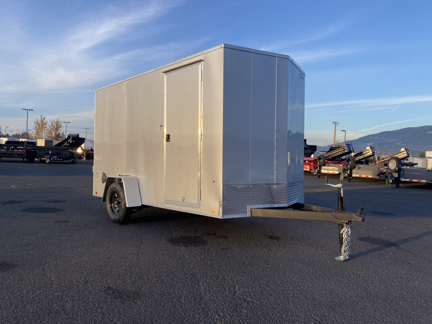 New 2026 Pace American 6x12 Enclosed Trailer w/ Rear Ramp 3K GVWR for ...