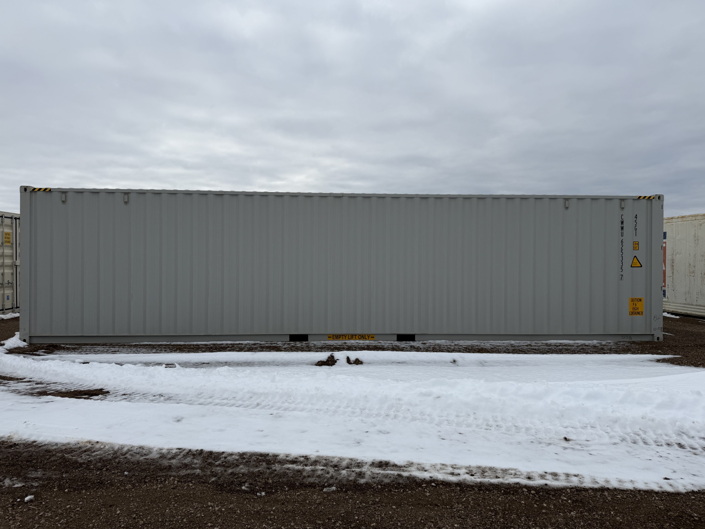 New 2024 Container 40' One trip light gray Storage / Shipping Container for sale in Platte, SD