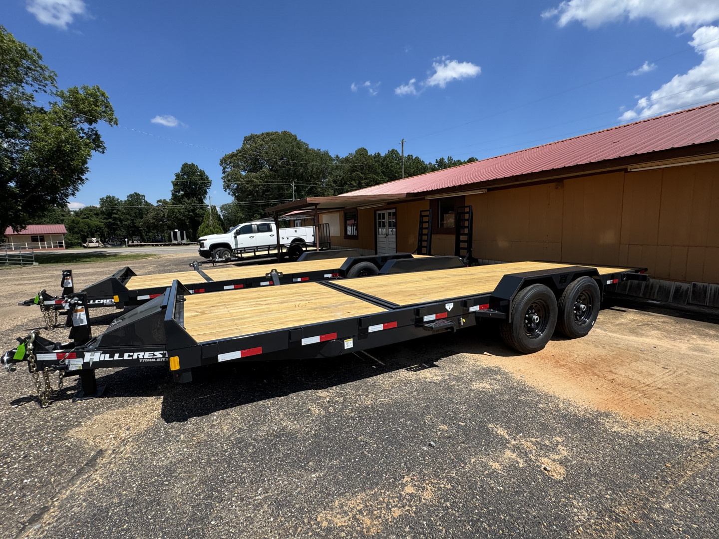 New 2026 Hillcrest Trailers 7x22 (16+6) 16k Tilt Equipment Trailer for ...